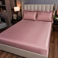 China Custom Embroidered Polyester Silky Bedding Set for end Luxury Bedroom in Modern Style for sale