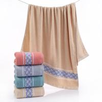China Customized Designs Supported Bathing Towel All Cotton Absorbent Unisex Large Size for sale