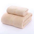China Hot Custom Pure Cotton Luxury Custom Logo Absorption Soft Golden Satin Dobby Bath Face Hand Hair Towel Sets Baby Towel Sample for sale