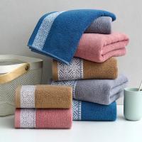 China Cotton Flower Bath Towel for Household Dark Color Quick Drying and Water Absorption for sale