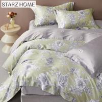 China Viscose and Cotton Filling 100% Cotton Bedsheets Set for Luxurious Floral Bed Cover for sale