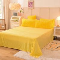 China All-groups Rainbow Color Fur Velvet Fluffy Plush Soft Bedding Sheet Set for Kids Girl for sale