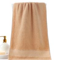 China Jacquard 100% Cotton Face Wash Towel Solid Color Soft Towel Popular Selection for sale