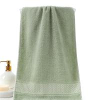 China Jacquard 100% Cotton Face Wash Towel Solid Color Soft Towel Popular Selection for sale