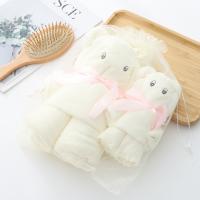 China As shown Luxury Bear Towel Bath towel density coral velvet set absorbent cute soft gift for sale
