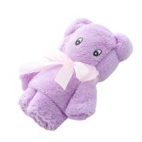 China As shown Luxury Bear Towel Bath towel density coral velvet set absorbent cute soft gift for sale