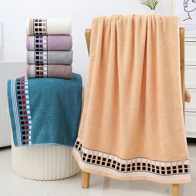 China Large All Cotton Towel Quick Drying Eco-friendly and High Water Absorption for Adults for sale