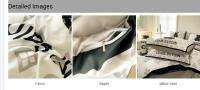 China White Bear 100% Polyester Fibre Bedding Set Luxury Violent Bear Designer Duvet Cover for sale