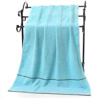 China Six Color Striped Bath Towel Set Sustainable Thick Absorbent Cotton Great for Gifting for sale