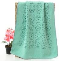 China Thickened Microfiber Face Towel Featuring Adorable Rabbit Head Design for Soft Touch for sale