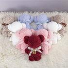 China Solid Color Bunny Bear Shape Coral Velvet Hand Towel Polyester Towel for All Ages for sale