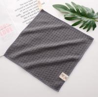 China 100% Cotton Hand Towel Absorbent and Sustainable Striped Pattern for Sensitive Skin for sale
