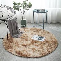 China Home Soft Circle Rugs for Kids Girls Teen Room Living Room Animal Print Pattern for sale