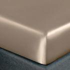China Customized Satin Sheets Bedding Set Twin Size 2 PCS Flat Bed Sheet with Woven Design for sale