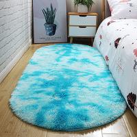 China Stain Resistant Ultra Soft Fluffy Bedroom Rugs Oval Beige Throw Rugs for Small Spaces for sale