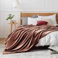 China Super Soft Microfiber Flannel Blanket with European and American Style Construction for sale