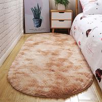 China Stain Resistant Ultra Soft Fluffy Bedroom Rugs Oval Beige Throw Rugs for Small Spaces for sale