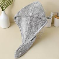 China Soft and Thickened Dry Hair Cap for Children Plain Weave Quick Absorbent Eco-friendly for sale