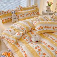 China 2024 Trend Simple Skin-Friendly Cotton Four-Piece Set for a Natural and Organic Bed for sale