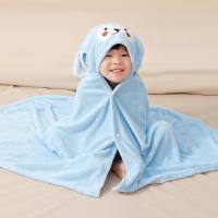 China Quick-Drying Children's Coral Velvet Bathrobe Suitable for Home in Autumn and Winter for sale