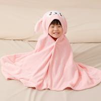 China Quick-Drying Children's Coral Velvet Bathrobe Suitable for Home in Autumn and Winter for sale