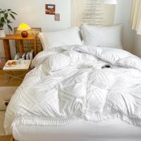 China 2024 Luxury Bohemian Princess Tassels Jacquard Duvet Cover Set with Customized Logo for sale