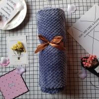 China Plain Style Flannel Fleece Sofa and Knee Blanket for Chilly Nights for sale