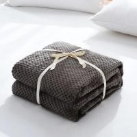 China Plain Style Flannel Fleece Sofa and Knee Blanket for Chilly Nights for sale