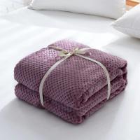 China Plain Style Flannel Fleece Sofa and Knee Blanket for Chilly Nights for sale