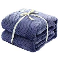 China Plain Style Flannel Fleece Sofa and Knee Blanket for Chilly Nights for sale