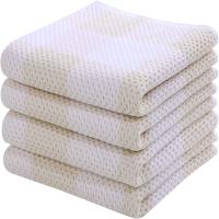 China Thickened Square Waffle Towel Custom Pure Cotton Honeycomb Towel for Promotion Gift for sale