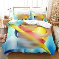 China Anti Dust Mite 3D Printed Monkey D. Luffy Series Plant Digital Print Bed Linen Bedding Set for sale