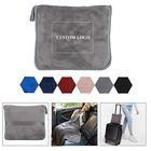 China Custom Logo Embroidery Travel Blanket and Pillow Set for Comfortable Airplane Travel for sale