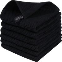 China Home OEM Acceptable Easy-to-Clean Kitchen Towel Set with Hook and Waffle Square Design for sale