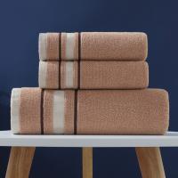China Broken Towel Cotton Bath Set 32 Strands Soft and Absorbent with Embroidered Logo for sale