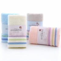 China 100% Cotton Multicolor Dobby Towel Set for Soft and Absorbent Bathing Experience for sale