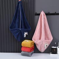 China Unisex Shower Cap Dry Hair Towel Custom Thickening Elastic Bathing Cap for Sustainable for sale