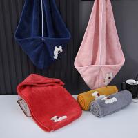 China Unisex Shower Cap Dry Hair Towel Custom Thickening Elastic Bathing Cap for Sustainable for sale