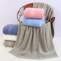 China 100% Cotton Custom Plain Household Towel 32 Strands Quick Drying Absorbent Washable Towel for sale