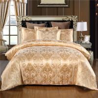 China National Standards Color Fastness Grade Satin Silk Hotel Bedding Sets in European Style for sale