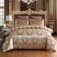 China National Standards Color Fastness Grade Satin Silk Hotel Bedding Sets in European Style for sale