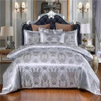 China National Standards Color Fastness Grade Satin Silk Hotel Bedding Sets in European Style for sale