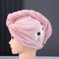 China Women's Woven Dry Hair Caps Quick-Dry and Thickened Shower Caps with Absorbent Towels for sale