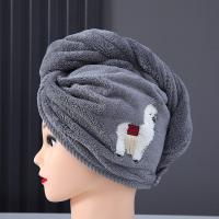 China Women's Woven Dry Hair Caps Quick-Dry and Thickened Shower Caps with Absorbent Towels for sale