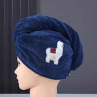 China Women's Woven Dry Hair Caps Quick-Dry and Thickened Shower Caps with Absorbent Towels for sale