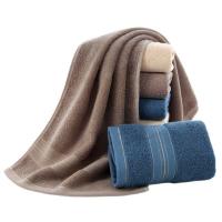 China Golden Washable Household Towel made of 100% Cotton for Quick Drying and Absorbency for sale