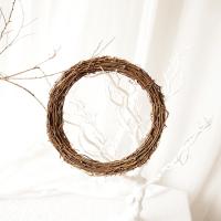 China Festive Window and Door Hanging Rattan Ring Artifi for 35cm Natural Grapevine Wreaths for sale