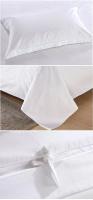 China 4 Pcs 60s 300tc 100% Cotton White Satin Bedding Set for Luxury 5 Star Resort Hotel for sale