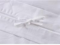 China 4 Pcs 60s 300tc 100% Cotton White Satin Bedding Set for Luxury 5 Star Resort Hotel for sale