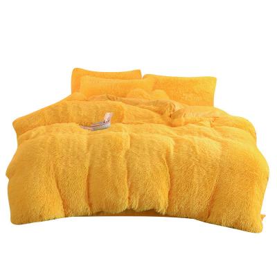 China Experience Ultimate Comfort with Customized Logo Mink Velvet Four-Piece Duvet Cover for sale